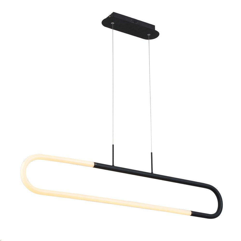 Lámpara LED Rectangular Moderna Negra – Ilumina con Estilo y Eficiencia ...