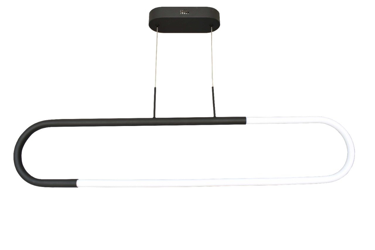 Lámpara LED Rectangular Moderna Negra – Ilumina con Estilo y Eficiencia ...